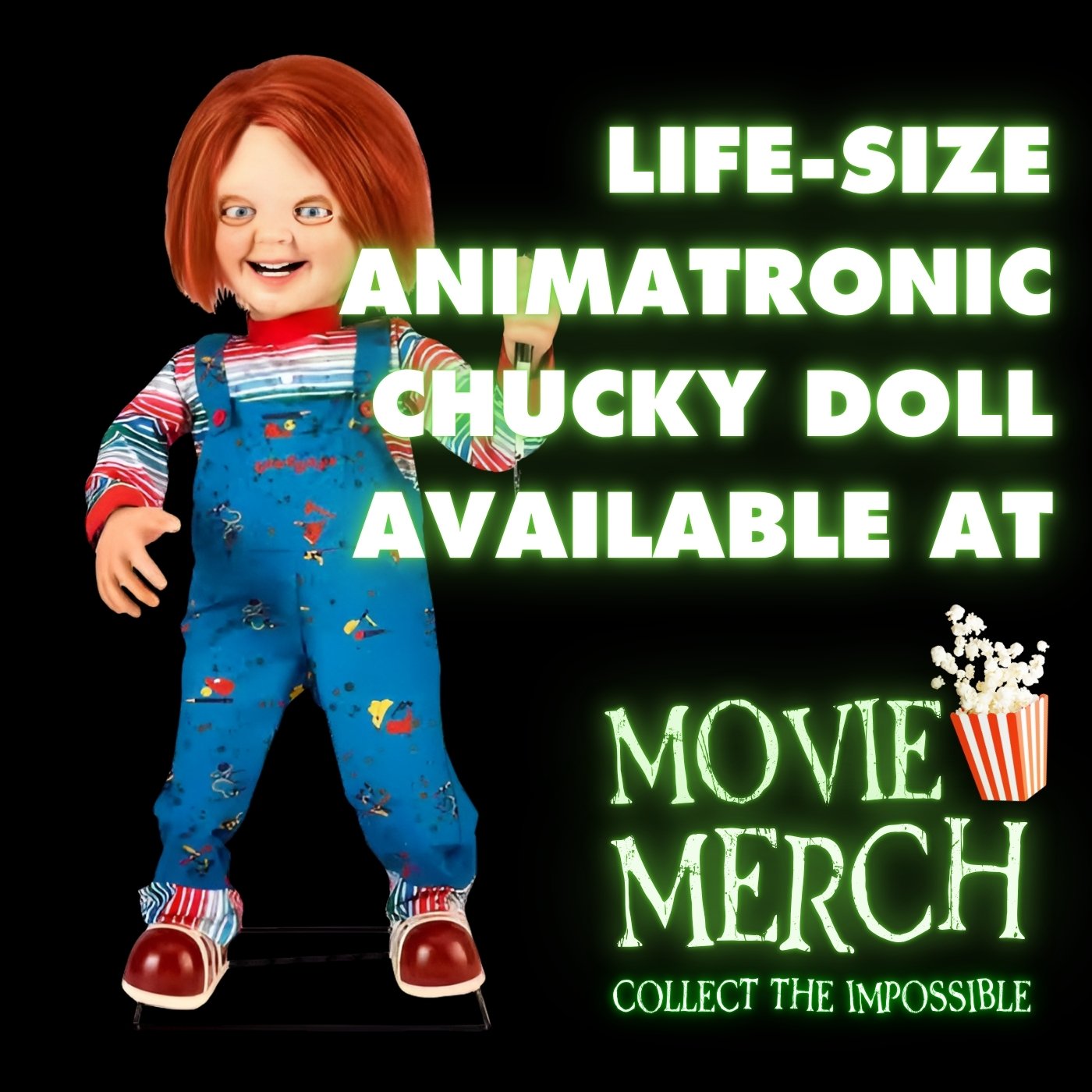 Life-Size Chucky Animatronic Doll UK Exclusive at TheMovieMerch