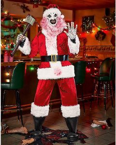 Terrifier Art the Clown Santa Animatronic (6 ft 3) by Spirit Halloween