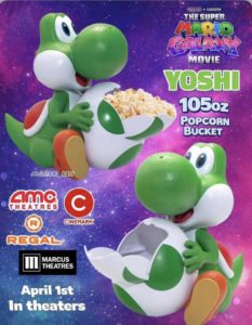 Super Mario Galaxy Yoshi Popcorn Bucket – AMC Exclusive