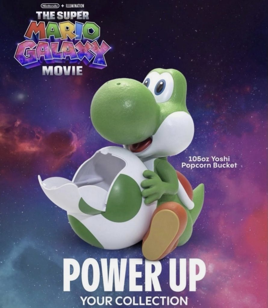 Super Mario Galaxy Yoshi Popcorn Bucket – AMC Exclusive
